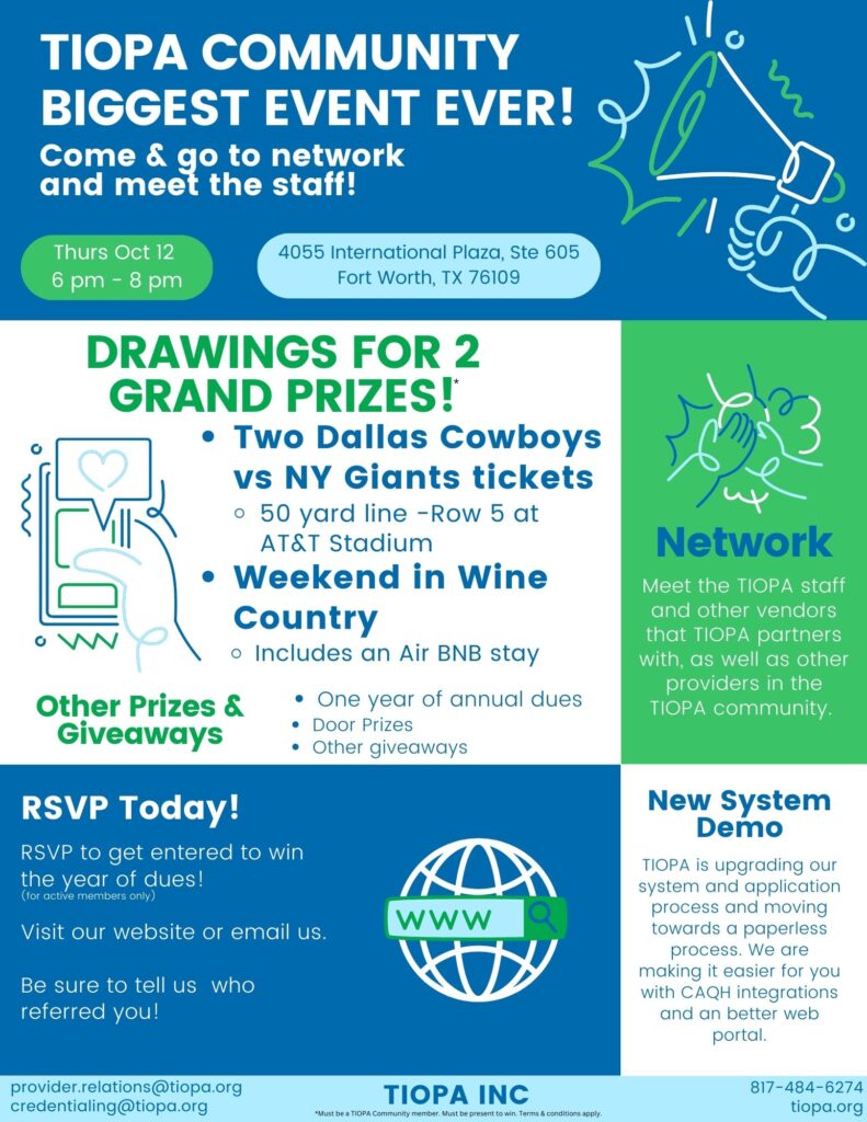 TIOPA Community's Biggest Event - TIOPA, Inc.